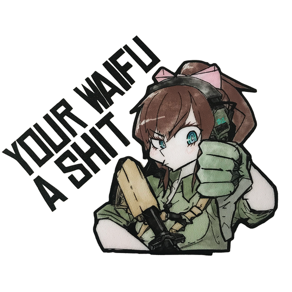 Edgy Sayori Sticker – Weapons Grade Waifus